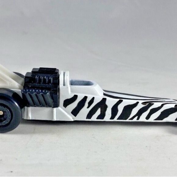 Mattel | Toys | Hot Wheels Dragster Race Car Mcdonalds Toy 995 Zebra ...